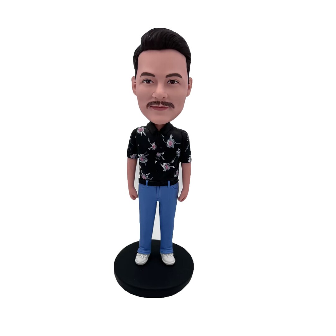 Man Bobble Head Custom, Personalized Birthday Bobblehead for Dad ...