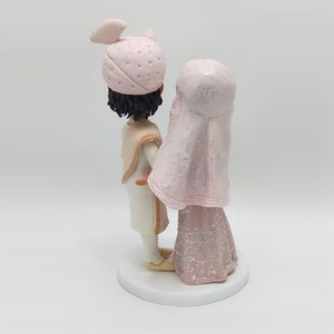 Wedding Cake Topper Bride and Groom, Personalized Wedding Cake ...