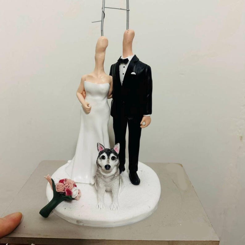Custom Wedding Bobblehead as Cake Toppers, Personalized Wedding Bobble ...