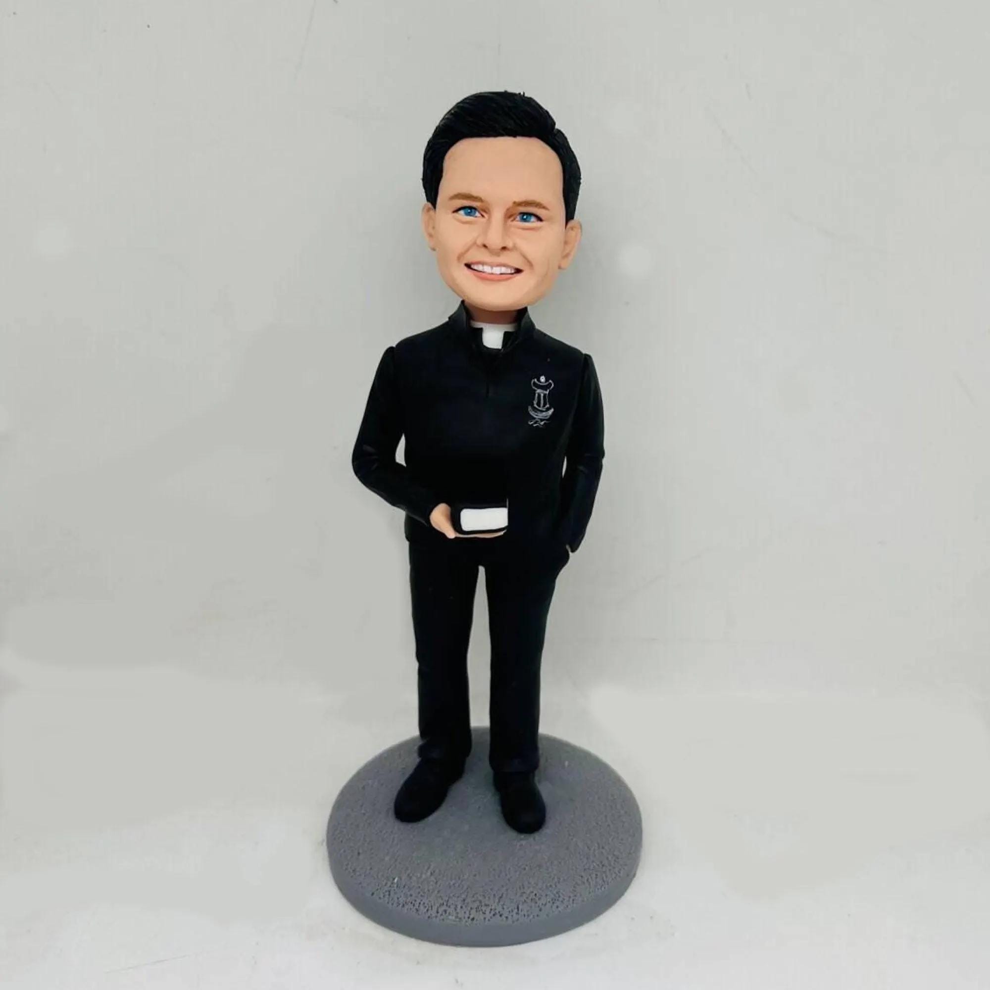 Custom Priest/father Bobblehead, Roman Catholic Church/christianity ...