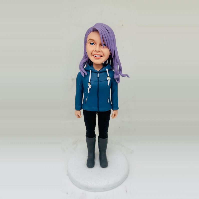 Customized Female Figurines, Personalized Cake Topper Figures Based on ...