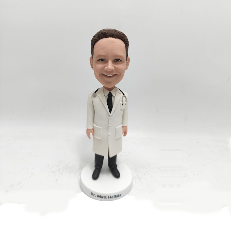 Custom Doctor Bobblehead , Birthday Gifts for Doctor, Surgeon, Dentist ...