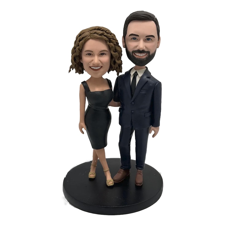 Custom Bobblehead of Couple, Personalized Grandparents Figurine With ...