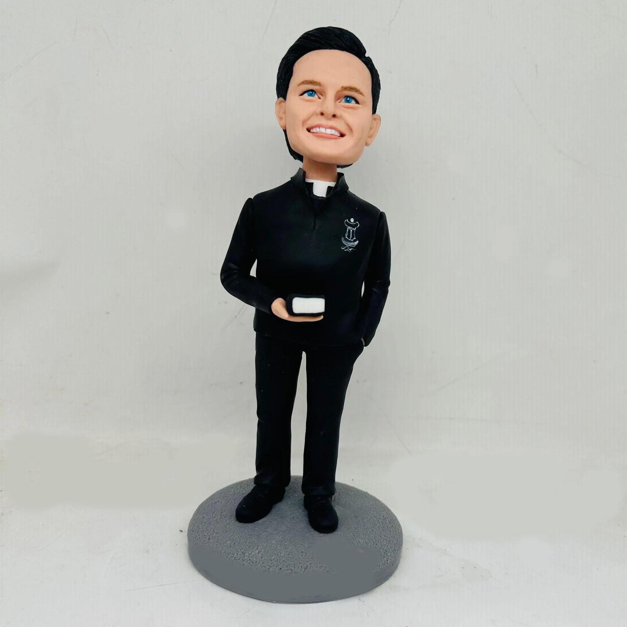 Custom Priest/father Bobblehead, Roman Catholic Church/christianity ...