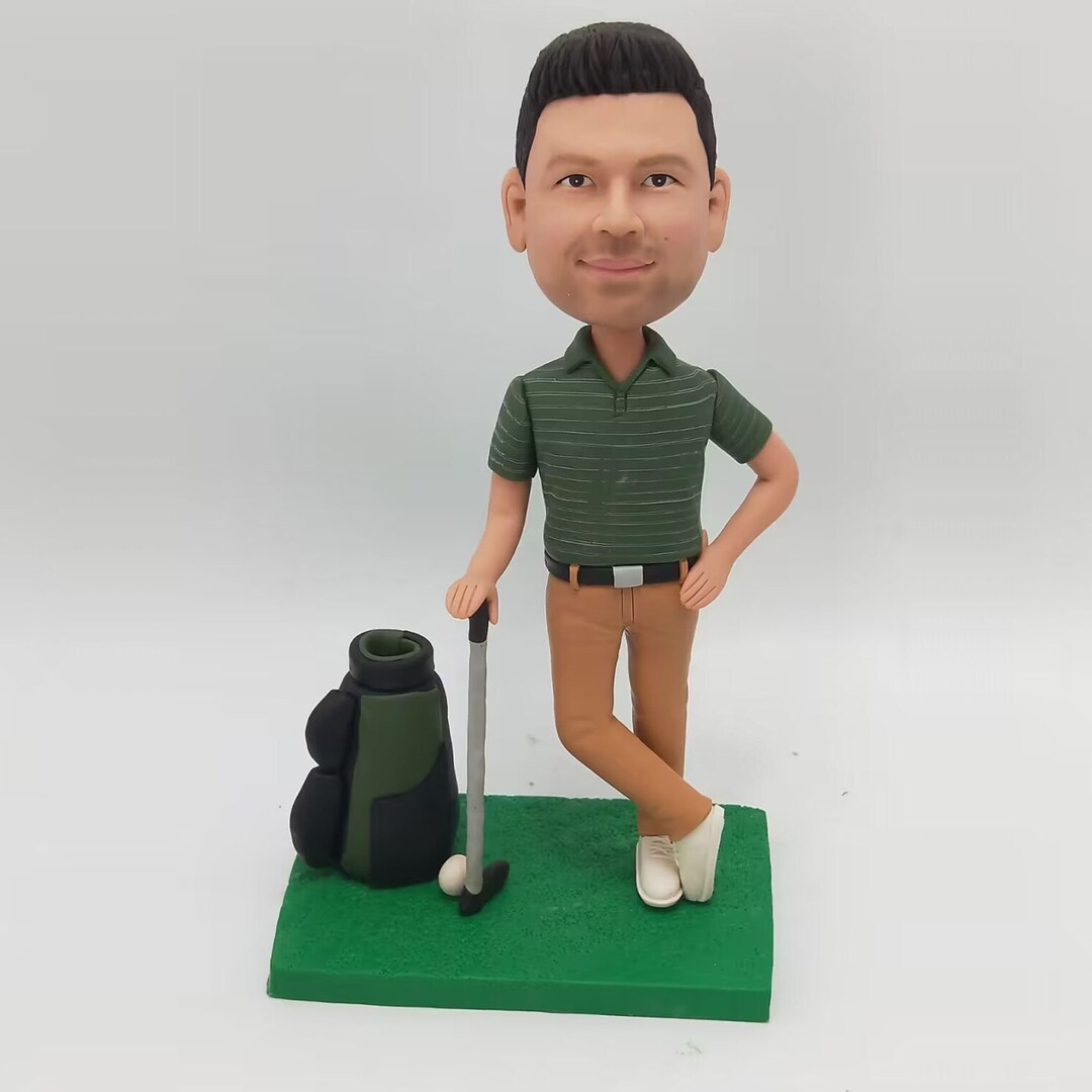 Custom Bobbleheads for Golf Fan, Personalized Golf Gifts for Him ...