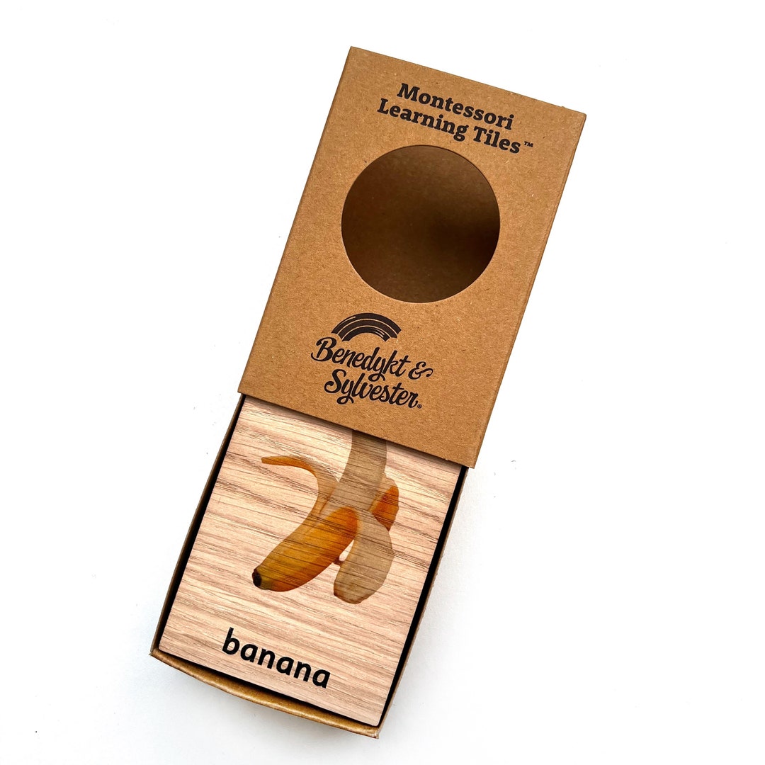 Montessori Learning Tiles - Fruit - Healthy Eating - Etsy