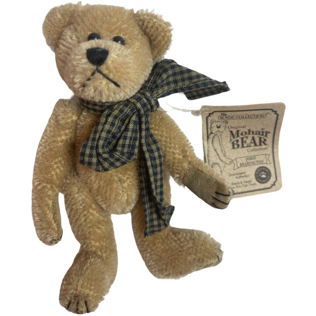 Boyds Collection Mini Mohair Bear Plush Light Brown Bear - Etsy