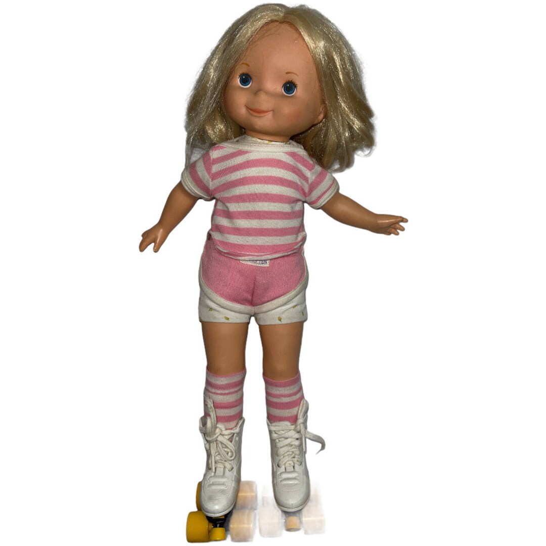 Vintage 1970's Fisher Price Mandy Doll on Roller Skates 15" - Etsy
