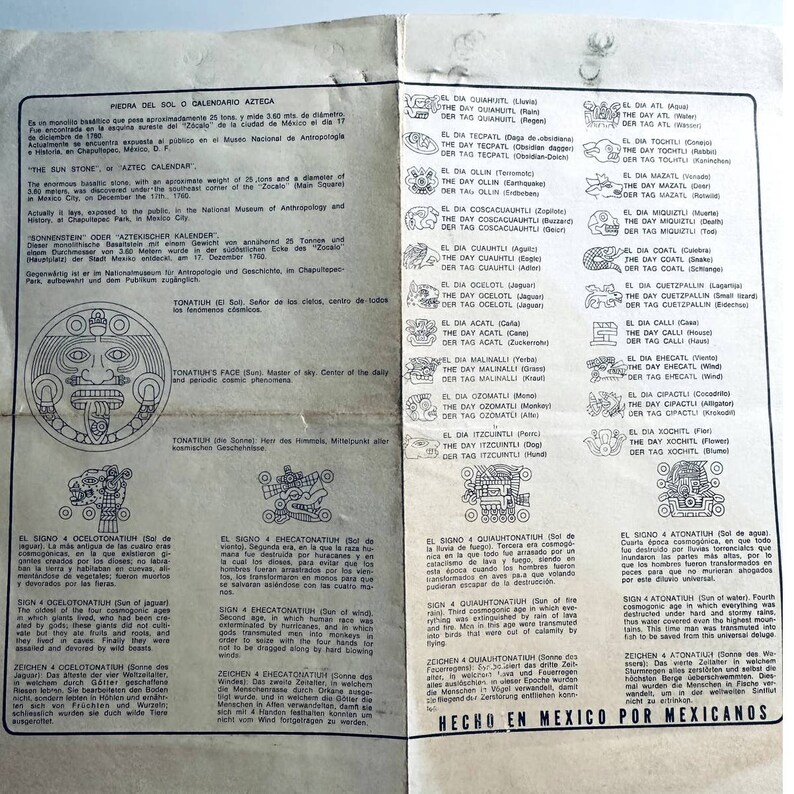 Aztec Black Wood and Metal Enameled Plaque Mexican Art "the Sun Stone" D.F - Etsy