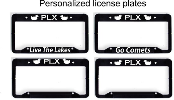 Personalized License Plate Covers | Etsy
