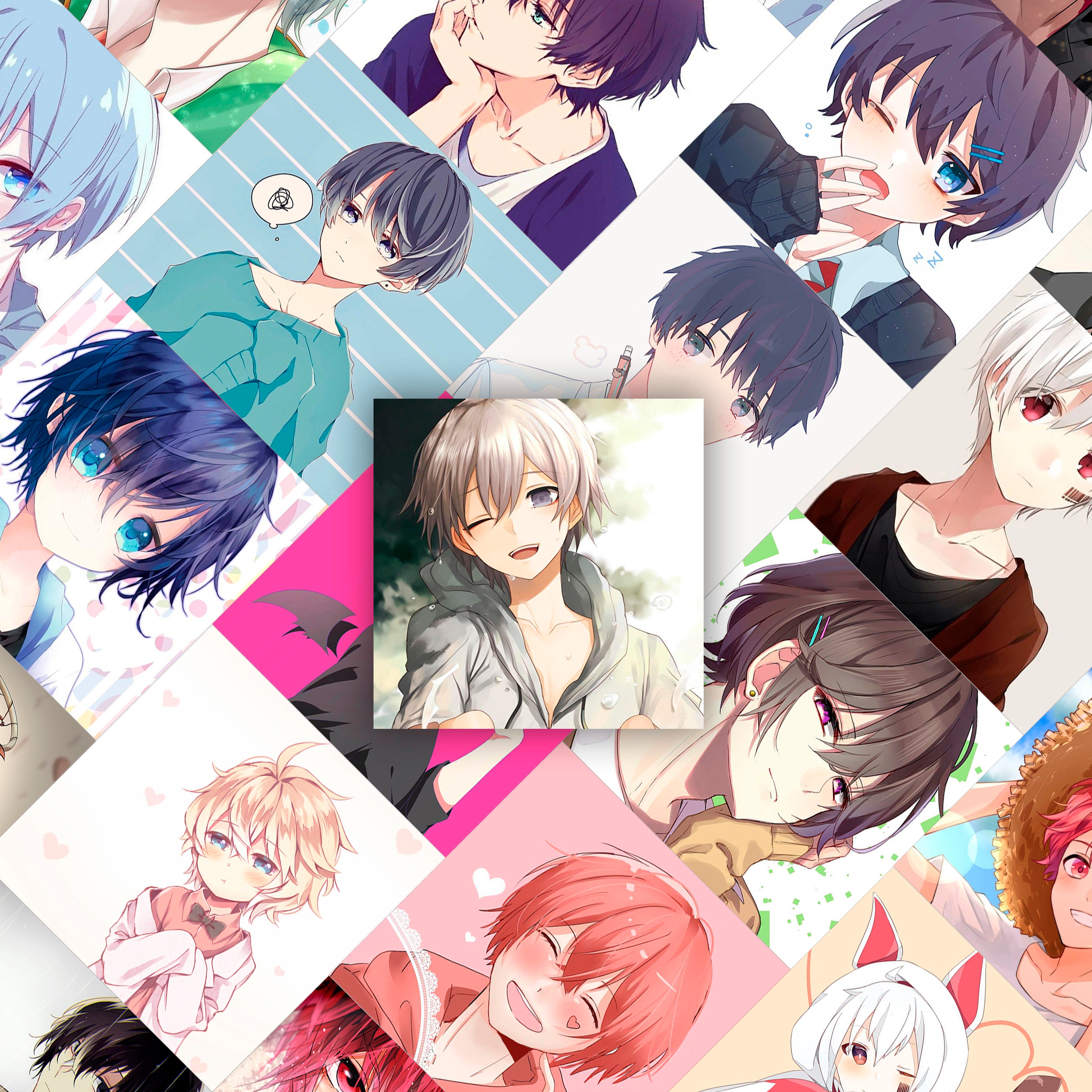 64pcs Anime Boy Sticker Pack Pegatinas anime | Etsy