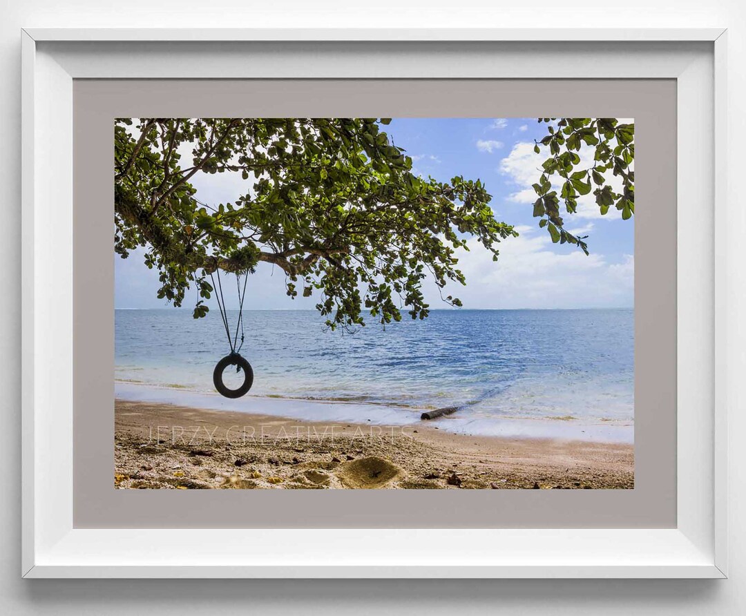 Relaxing Beach Photo frameless, Digital Download - Etsy