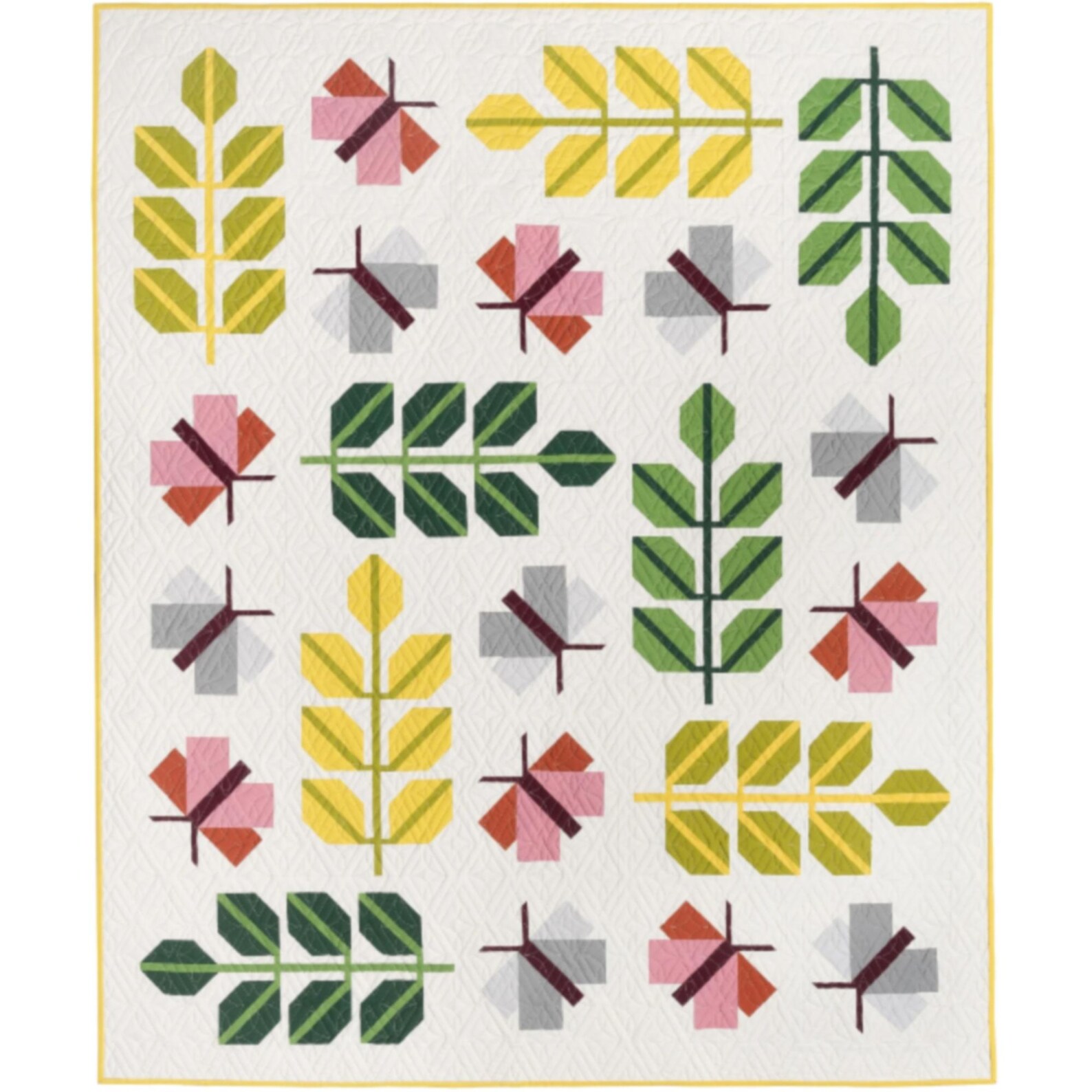 Oak Moth Quilt Pattern by Pen and Paper | Booklet Pattern - Etsy
