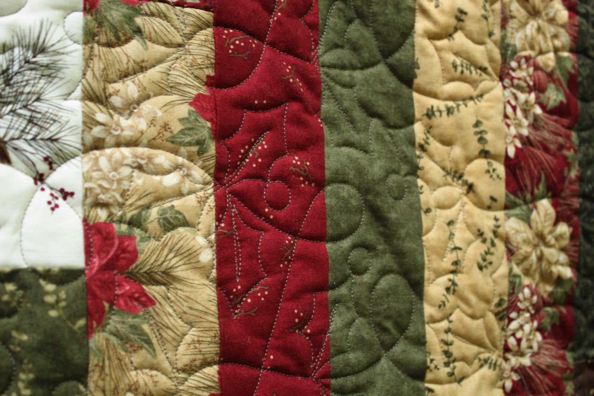 Forever Green Patchwork-like Quilt Large Double/full Size - Etsy