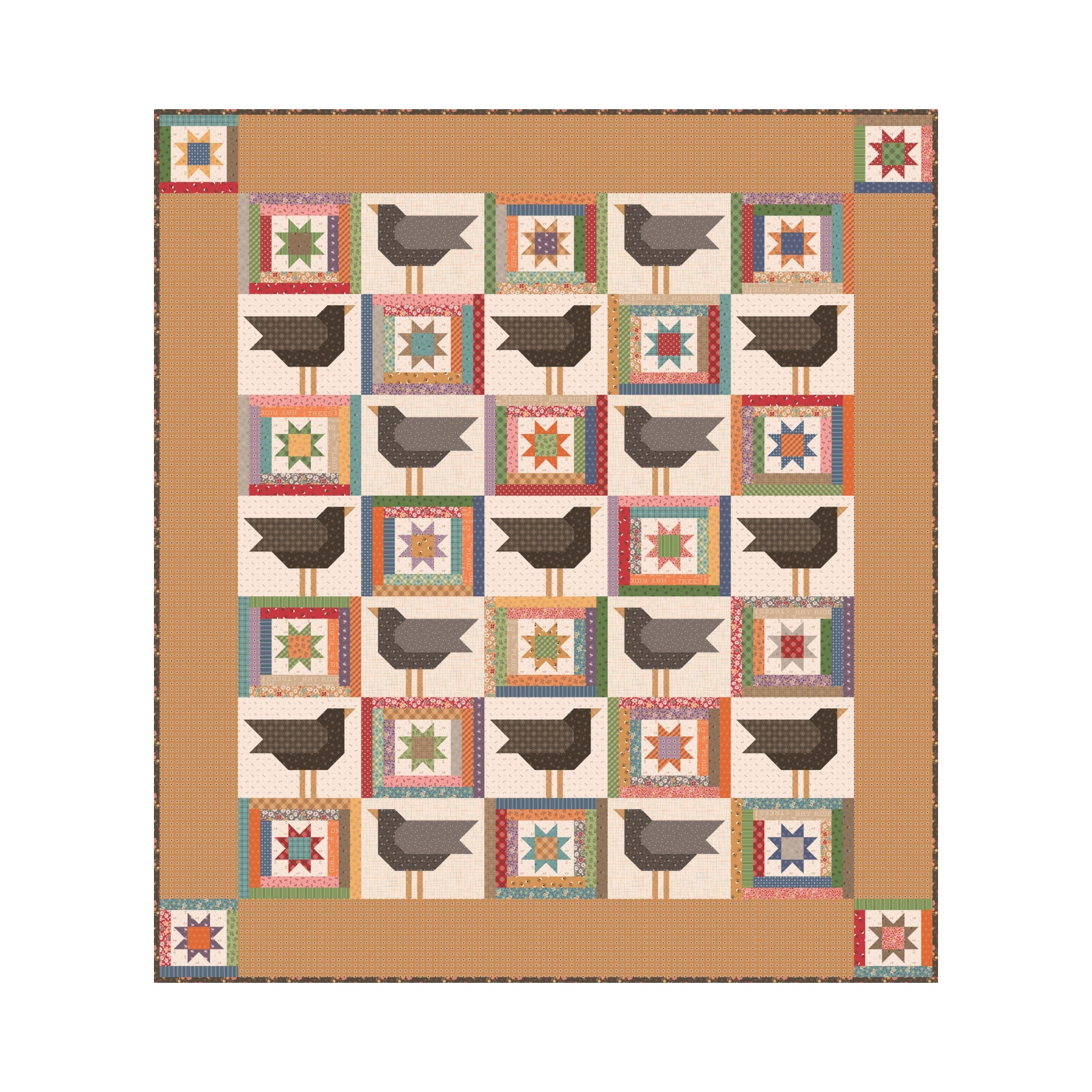 Crows in the Corn Quilt Pattern by Lori Holt Bee in My Bonnet Co ...