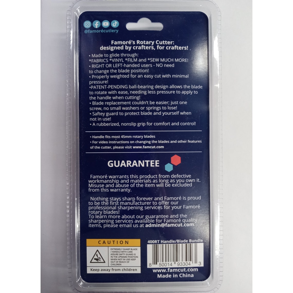 Famore Ball Bearing 45mm Rotary Cutter: Sewing Tool - Etsy