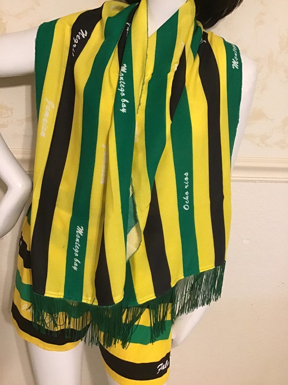 Jamaican Inspired Striped Scarf Guinness Scarf For Sale – Guinness