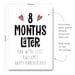 8th Month Anniversary Card 8 Months Later and Still Awesome - Etsy UK