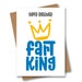 Fart King Birthday Card Funny Joke Humour for Husband - Etsy