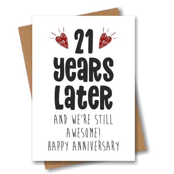 21st Anniversary - Etsy