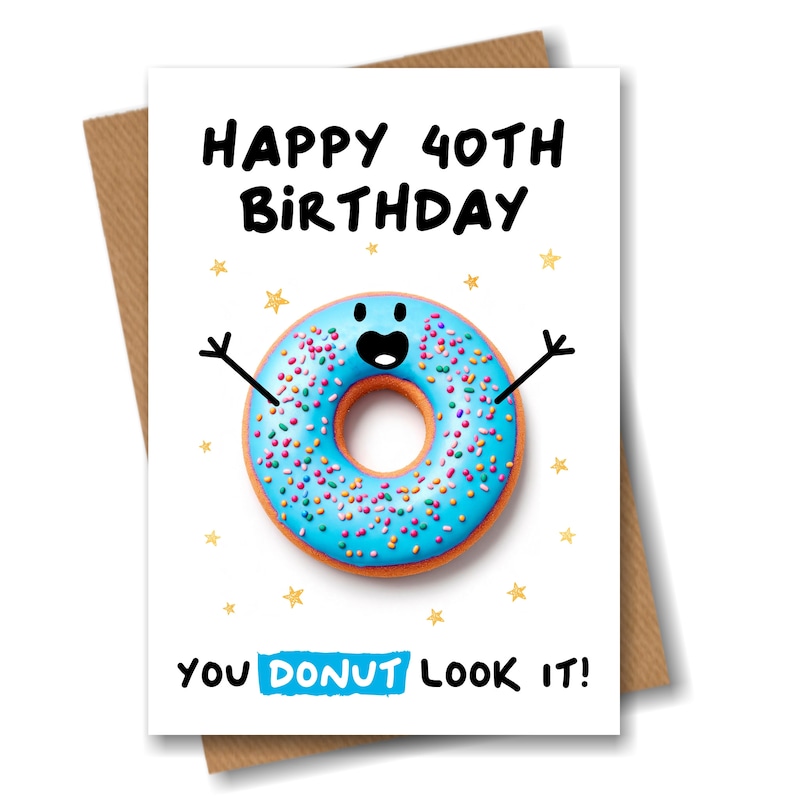 40th Birthday Card Man - Etsy UK