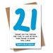 21st Birthday Card Funny Joke for 21 Year Old - Etsy Canada
