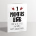 7th Month Anniversary Card 7 Months Later and Still Awesome - Etsy UK