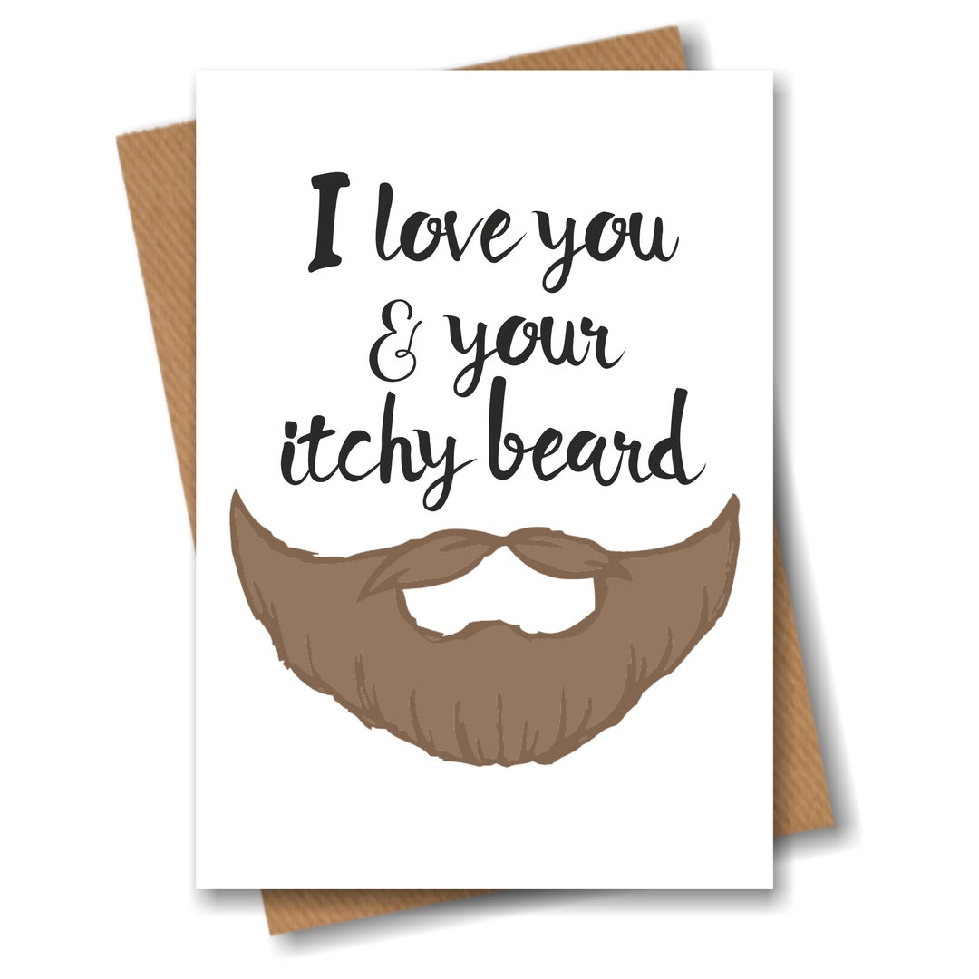 Valentine Anniversary Love Greeting Card I Love You and Your Itchy ...
