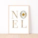 Noel Illustration Digital Download, Printable Wall Art, Christmas, Folk ...