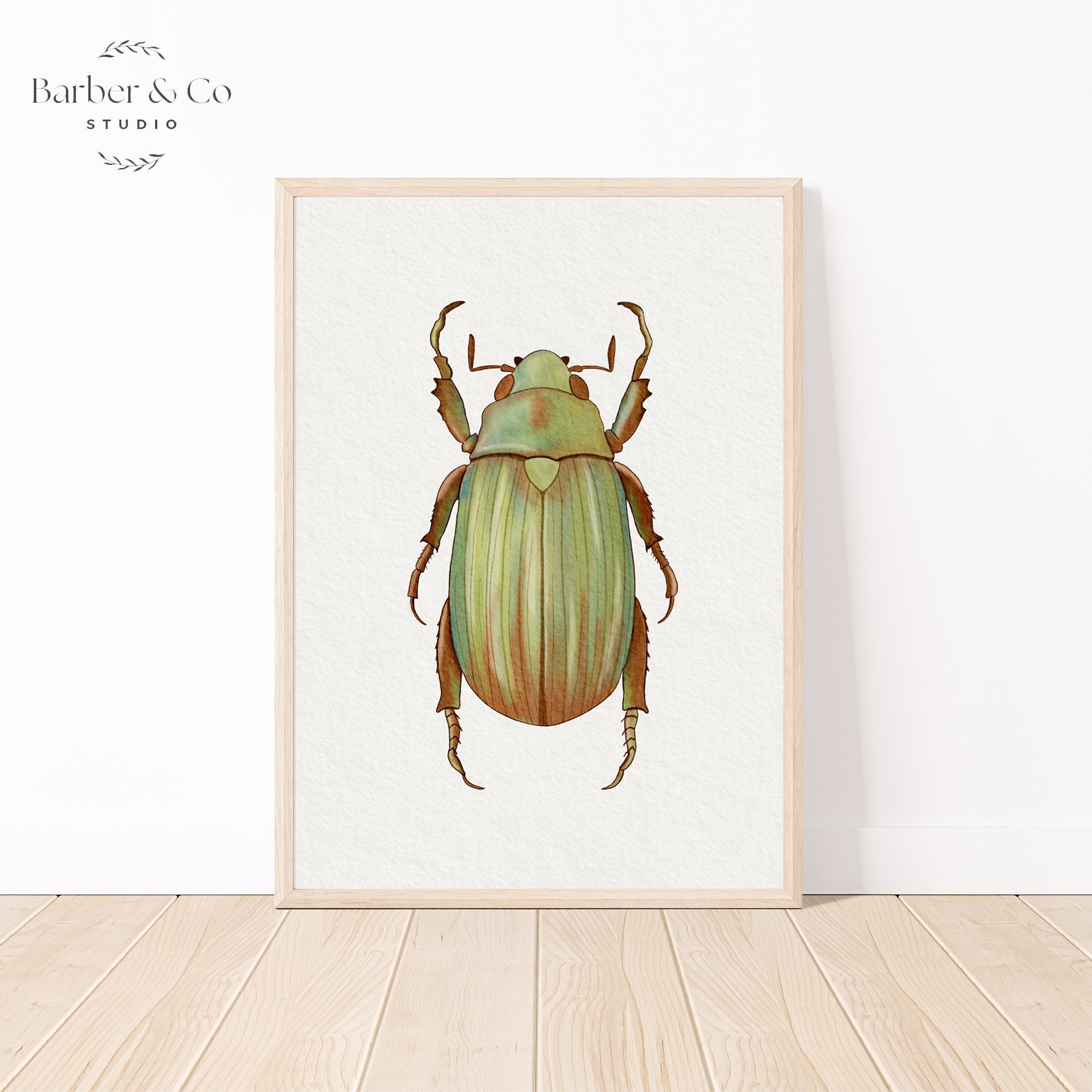 Beetle Illustration Digital Download Printable Wall Art - Etsy