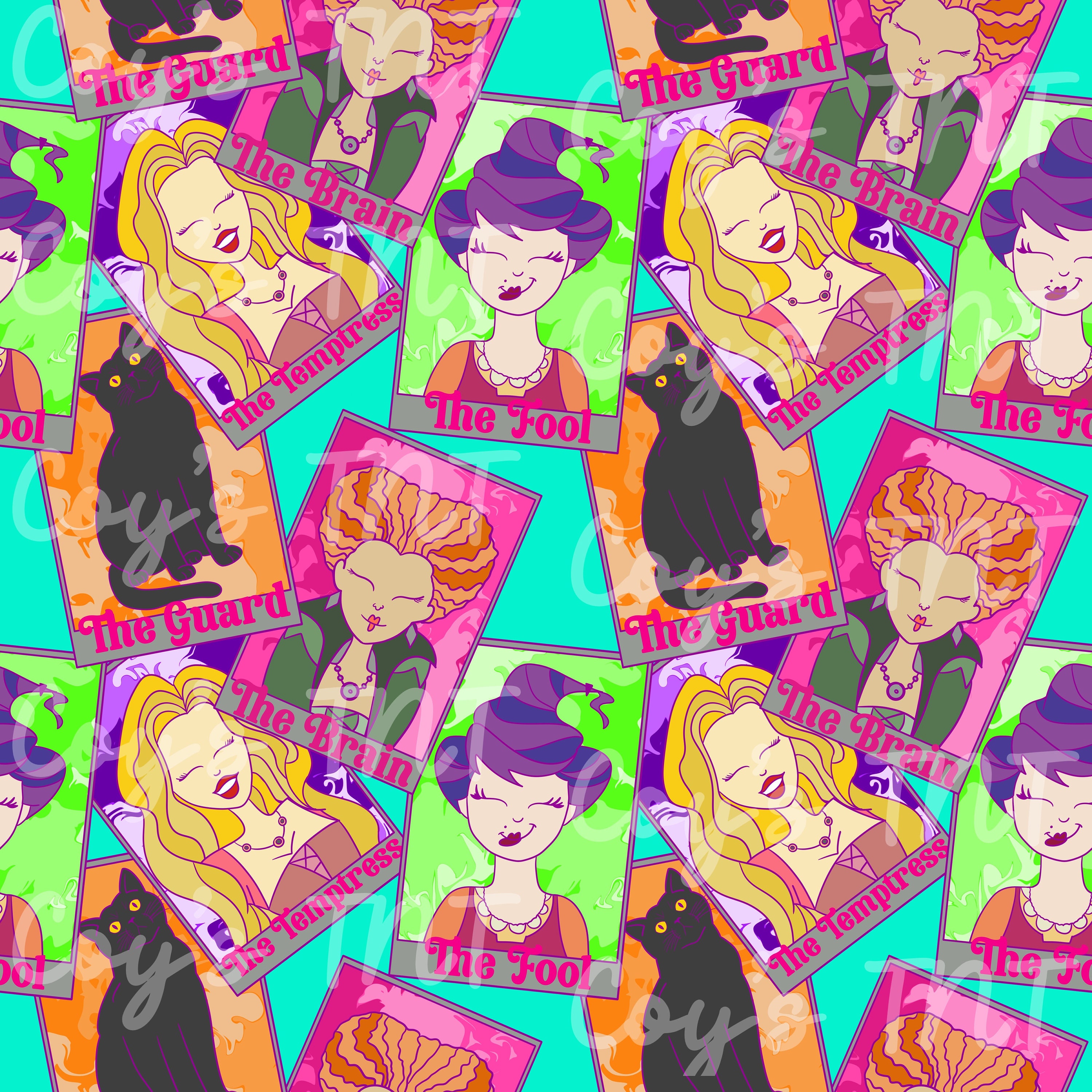 90s 3 Sister Witch Inspired Seamless File digital Only - Etsy