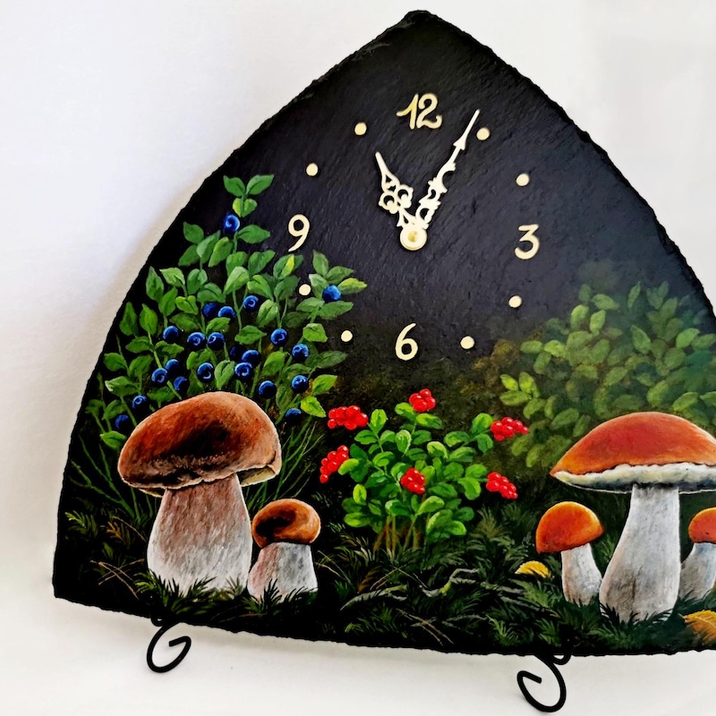 Hand Painted Clock - Etsy