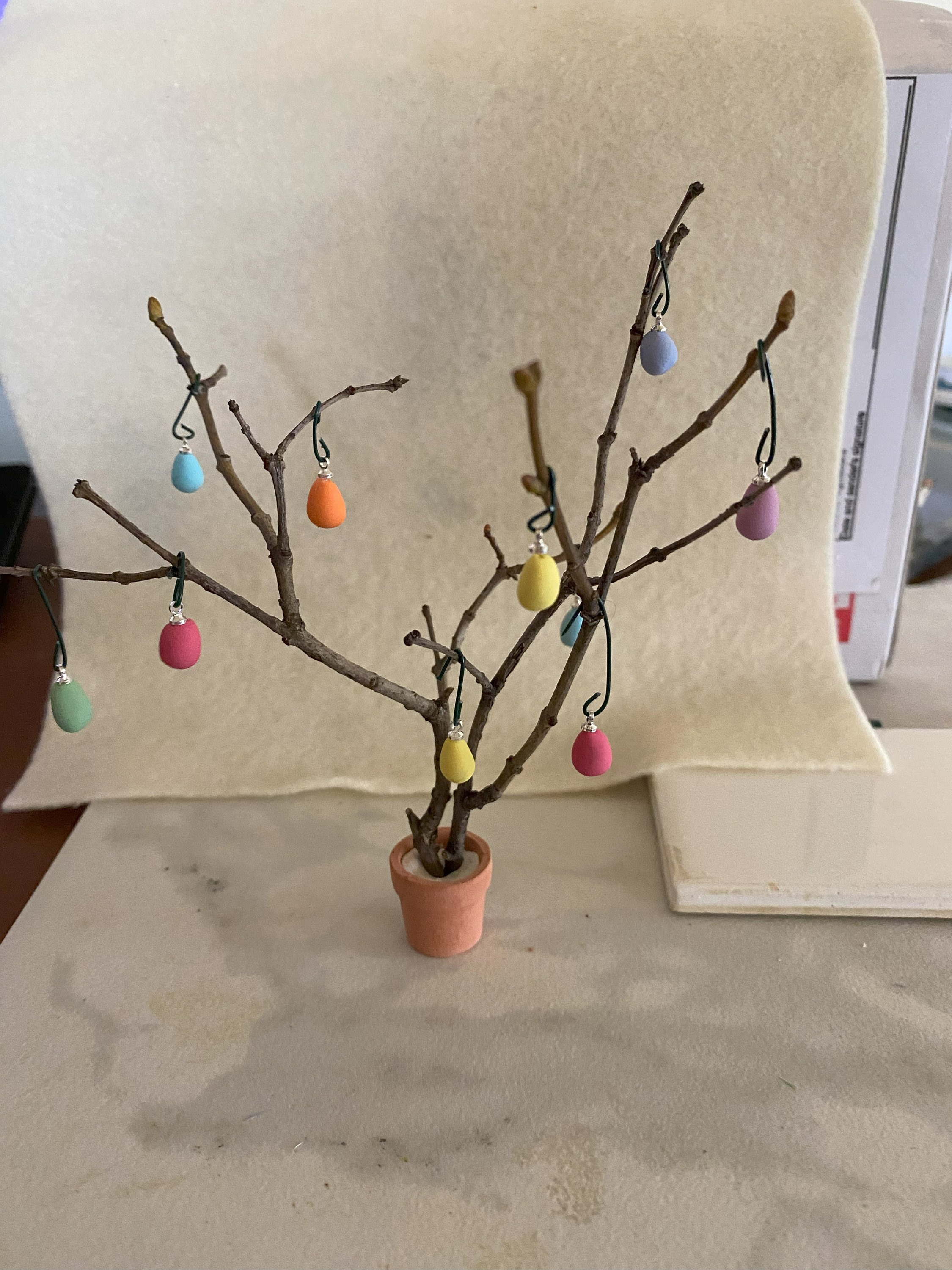 1:12 Miniature Easter Egg Tree - Etsy