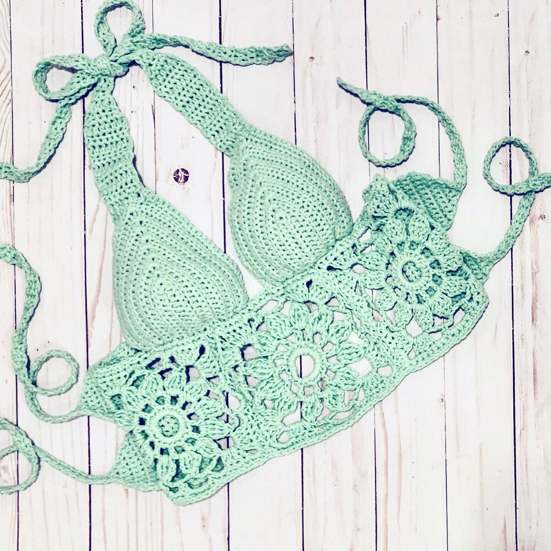 May Flowers Bralette - Crochet Pattern Only - Etsy