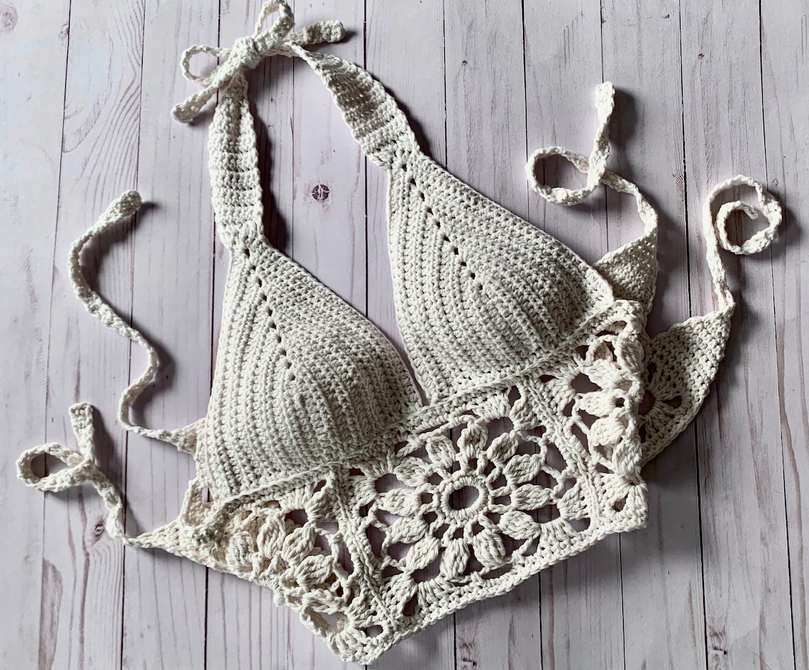 May Flowers Bralette - Crochet Pattern Only - Etsy