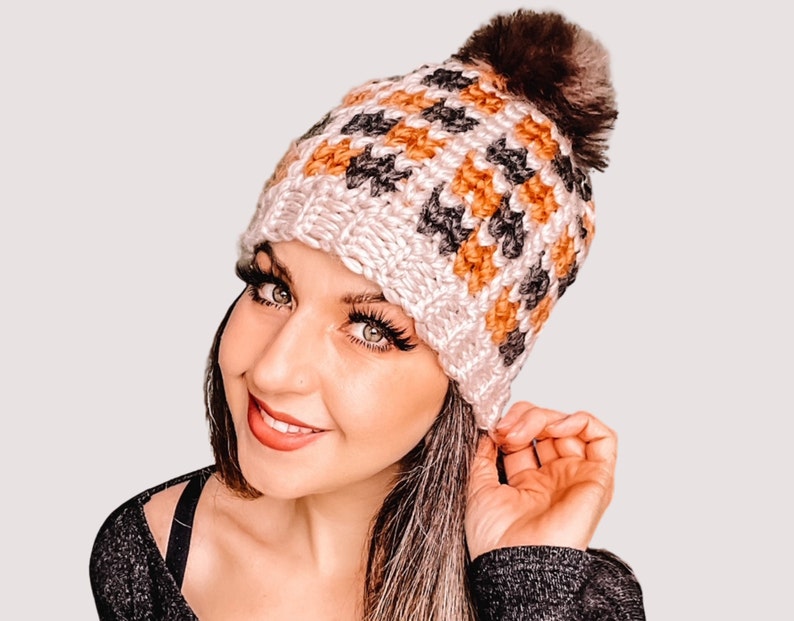 Autumn Festival Beanie - Crochet Pattern Only | Hat, Rustic Style, Fall ...