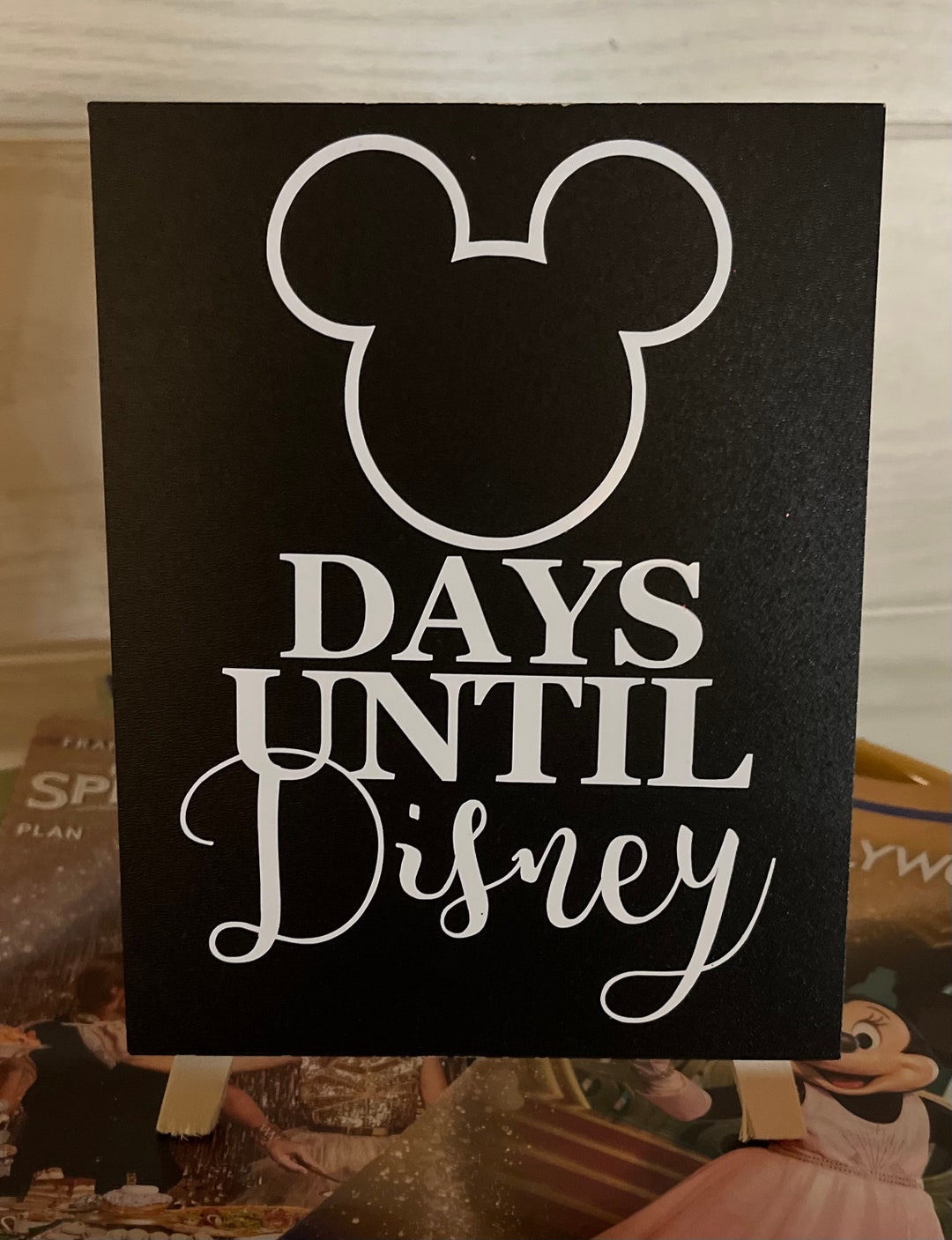 Days Until Disney Sign - Etsy