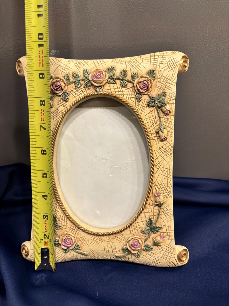 Floral Scroll Type Picture Frame - Etsy