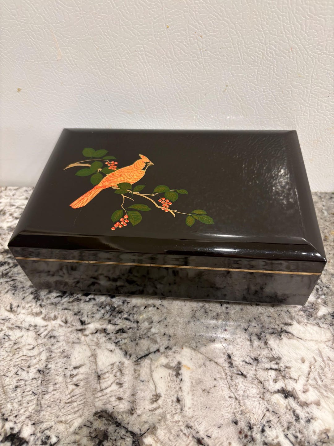 Cardinal Jewelry Box - Etsy