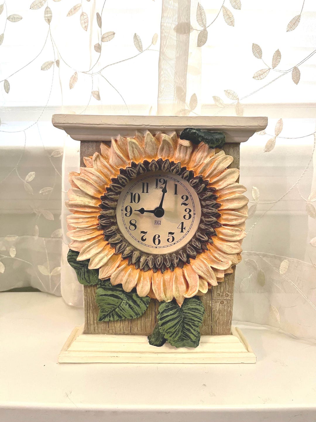 Sunflower Clock - Etsy