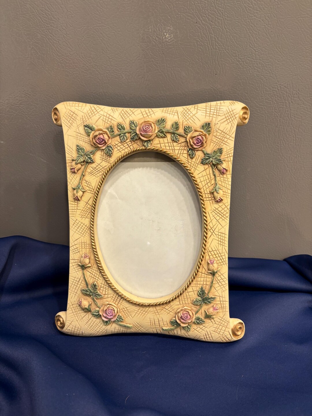 Floral Scroll Type Picture Frame - Etsy