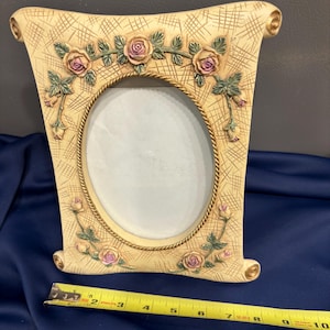 Floral Scroll Type Picture Frame - Etsy