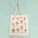 Citrus Limon Tote Bag Large Shopping Bag Cotton gussetted Bag Beach Bag ...