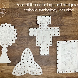 Catholic Lacing Cards Laser Cut File - Instant Digital Download - Etsy