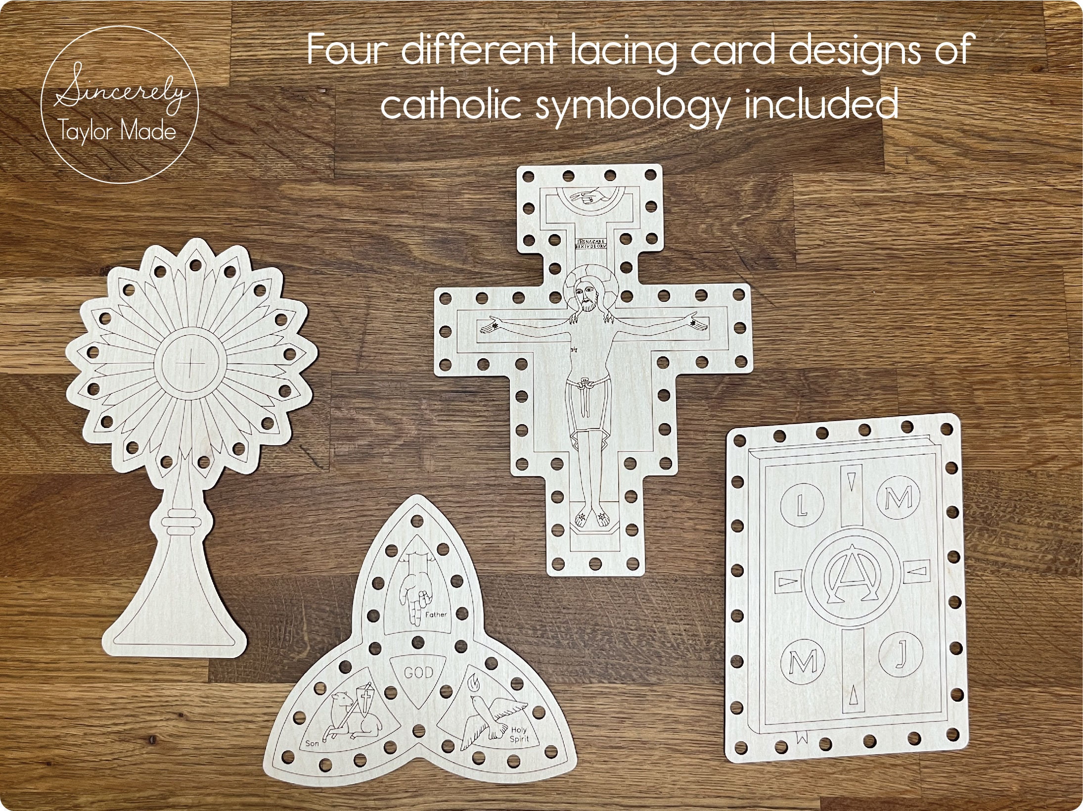 Catholic Lacing Cards Laser Cut File - Instant Digital Download - Etsy