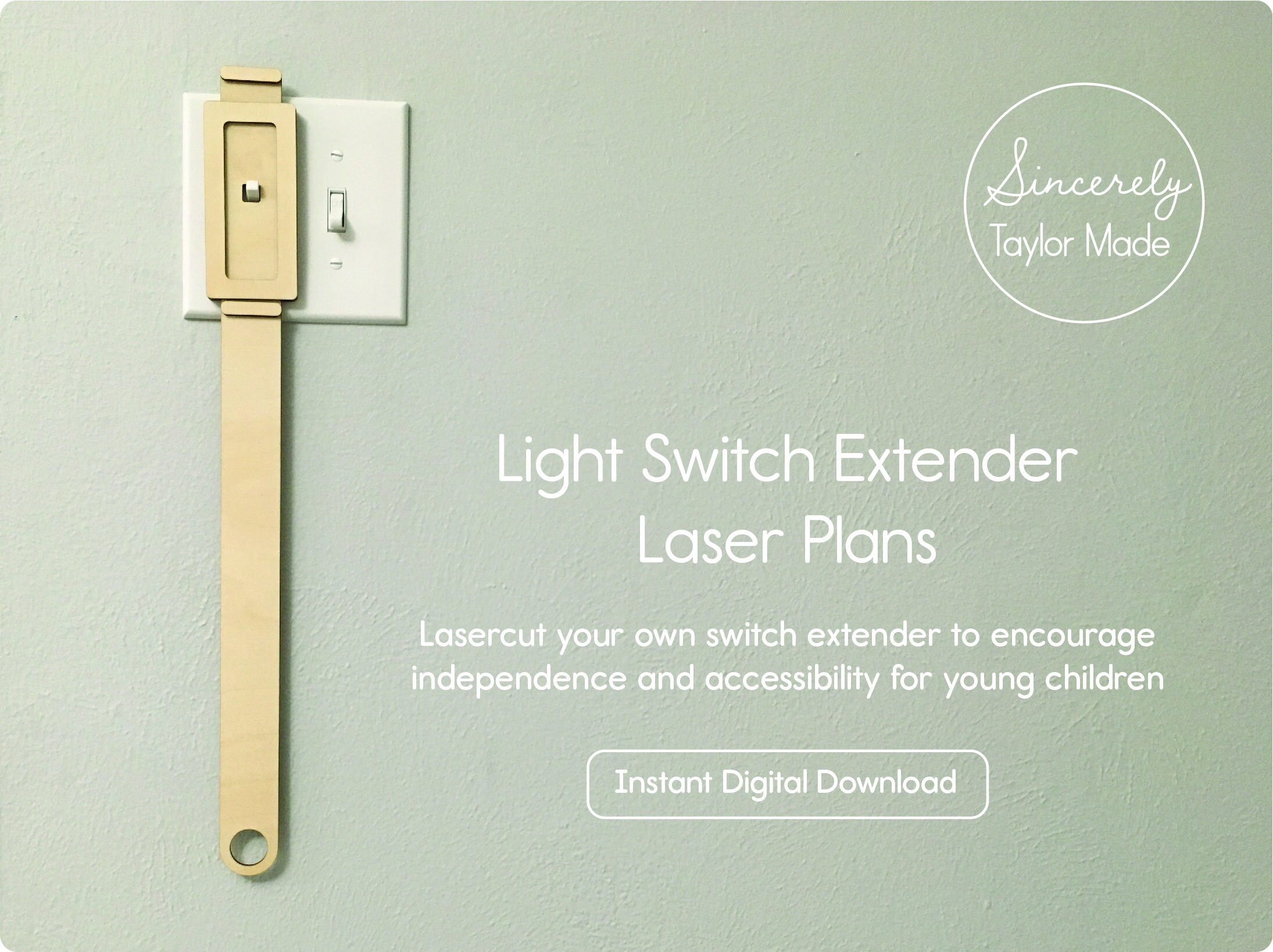 Light Switch Extender Laser Cut File - Instant Digital Download - Etsy