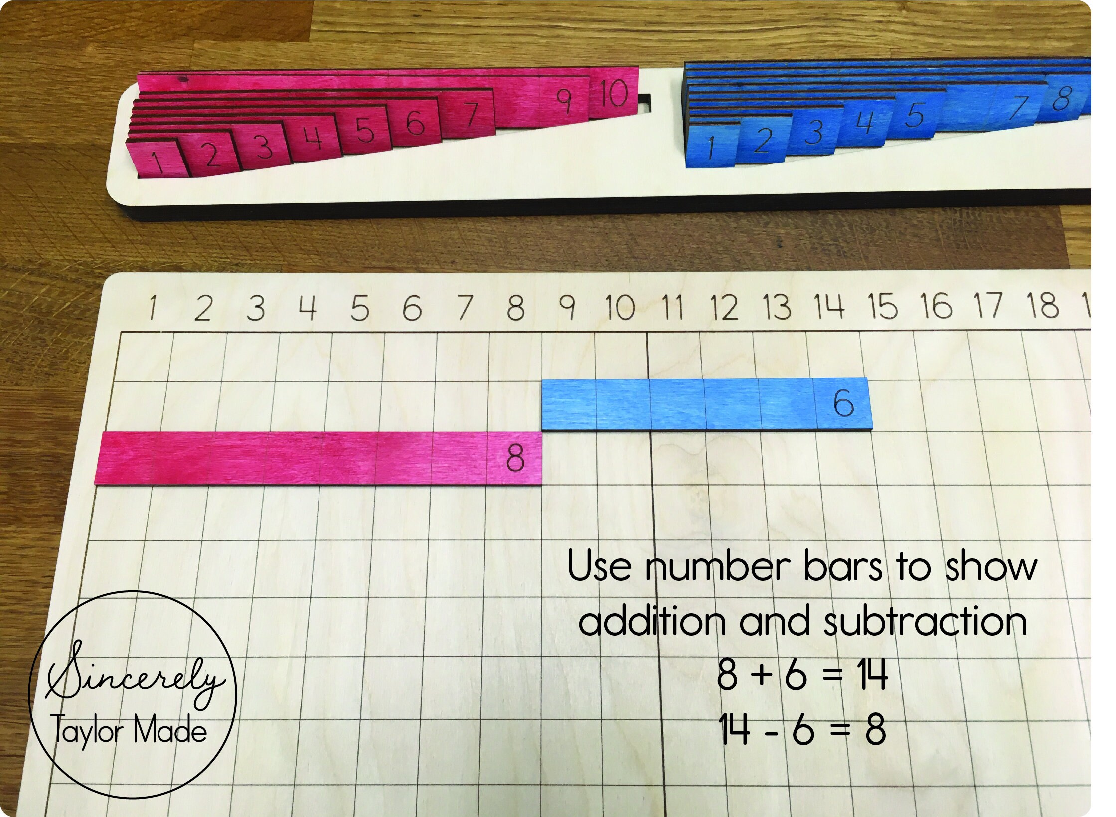 Addition and Subtraction Learning Board Laser Cut File | Etsy