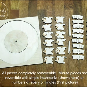 Analog Teaching Clock Puzzle Lasercut File - Instant Digital Download ...