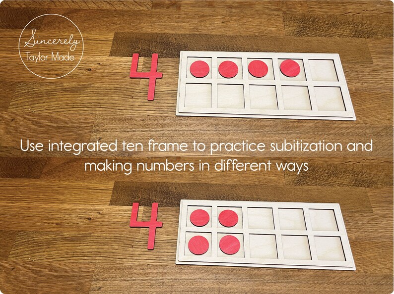 Number Counters and Ten Frame Laser Cut File - Instant Digital Download ...