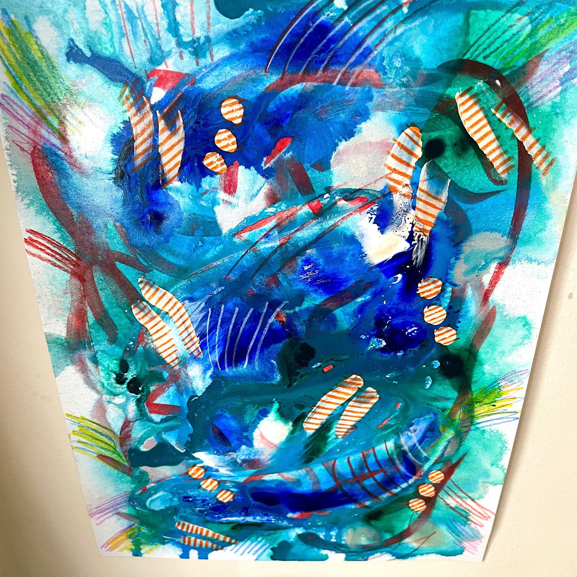 DEEP IN| Art, Original Art, Wall Art, Abstract Painting, Abstract Art ...